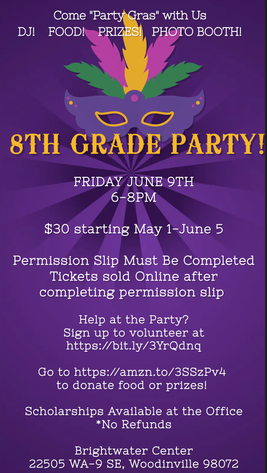 8th Grade Celebration – CPMS PTSA